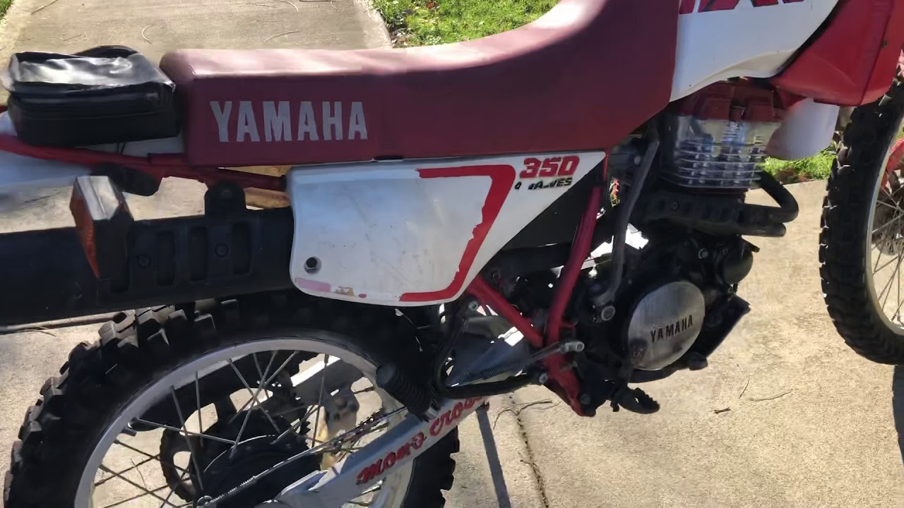 1987 Yamaha XT350 - YouTube