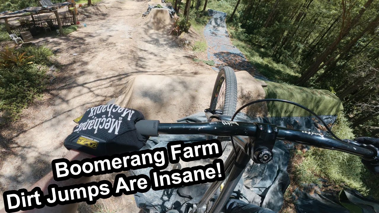 Boomerang Farm Dirt Jumps - YouTube