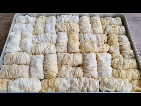 Bu tarifi yapın başkasına gerek yok 👍 Sarığı burma veya oklava tatlısı
