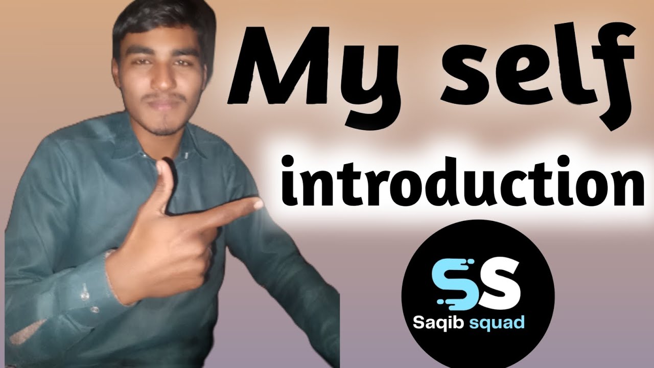 My self introduction #introduction - YouTube