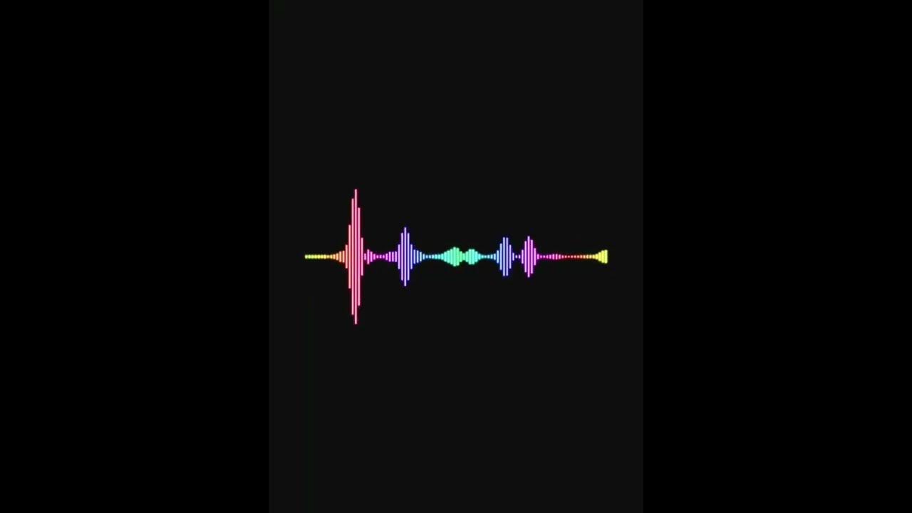 colourful audio spectrum visualizer | copyright free spectrum - YouTube