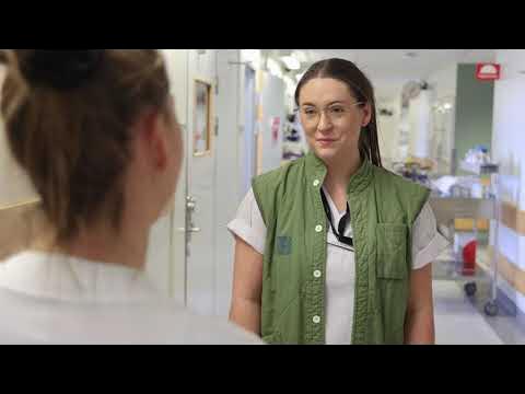Möt Linn och Julia, undersköterskor på medicinavdelning, Hallands sjukhus - YouTube