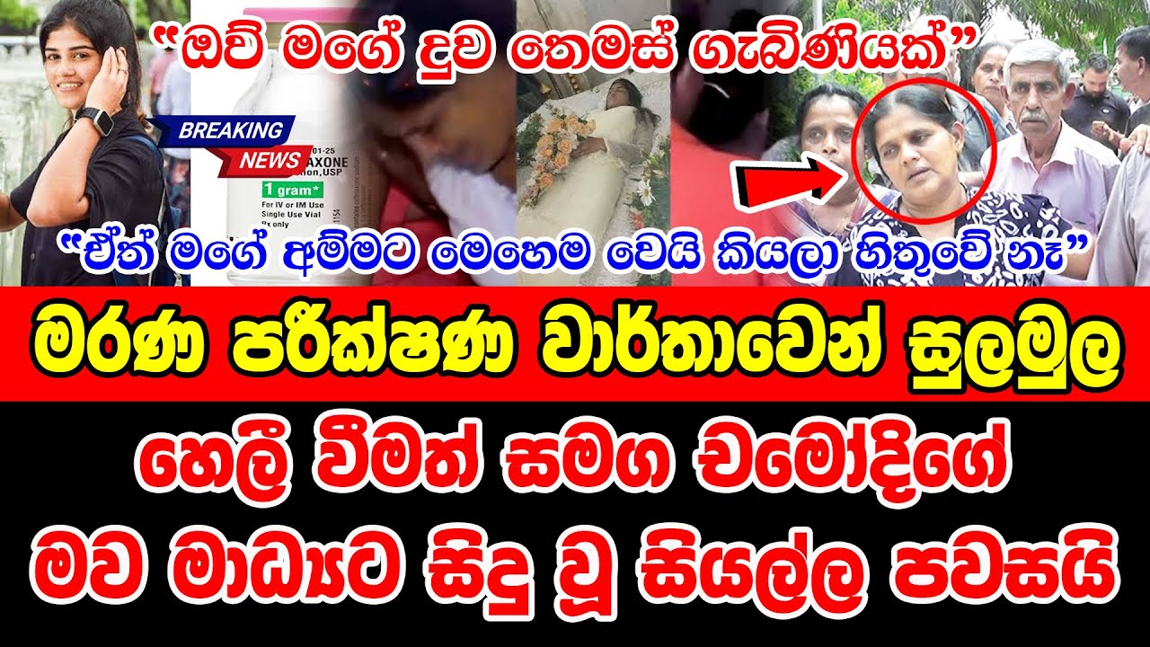Chamodi sandeepani | Special sad news received now ADA DERANA NEWS HIRU NEWS - YouTube
