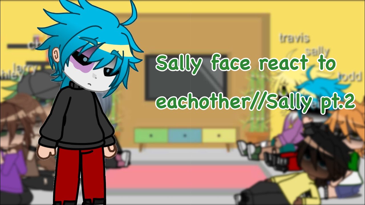 Sally face react to eachother //Sally pt.2 - YouTube