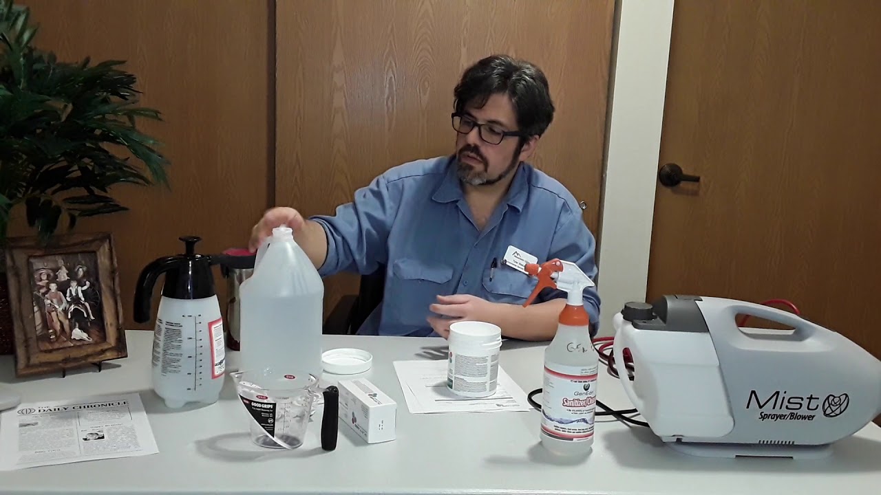 Introduction to Hyperchlorous and fogging for disinfection - YouTube