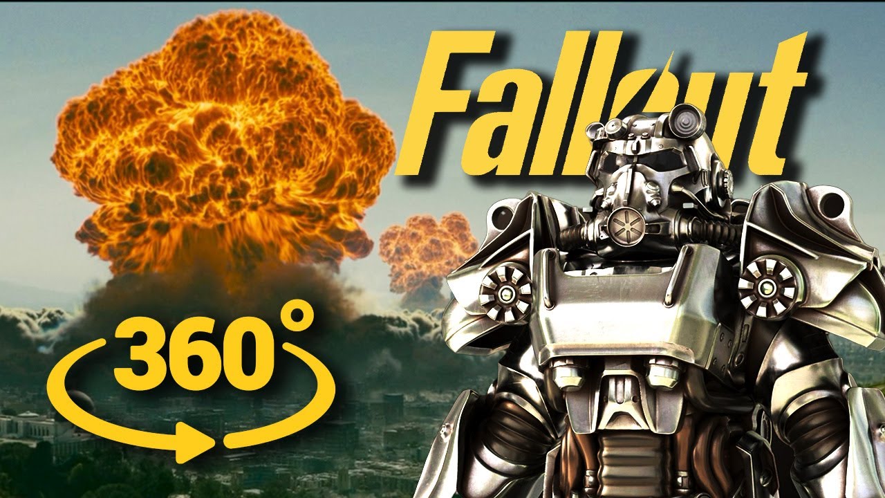 VR 360° Fallout | Nuclear Destruction of a Major City in VR | Atomic ...