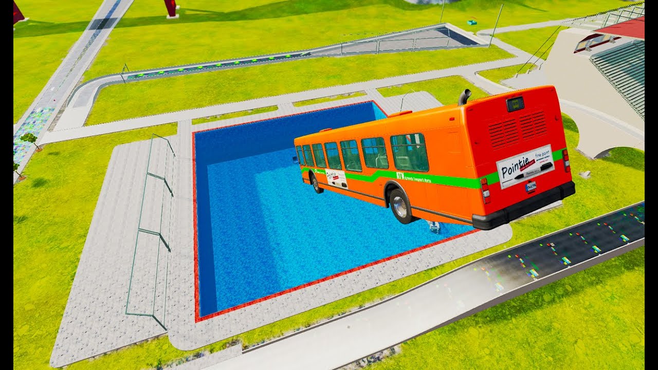 Car Jump Arena Map BeamNG Drive | Fahim Gaming - YouTube