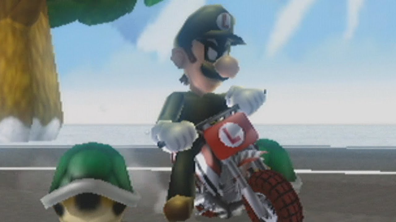 Mario Kart Wii - 150cc Statue Leaf Cup Grand Prix (Dark Luigi Gameplay ...