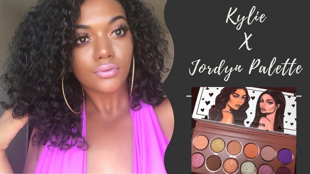 KYLIE COSMETICS X JORDYN COLLAB REVIEW | Fall Makeup Look - YouTube