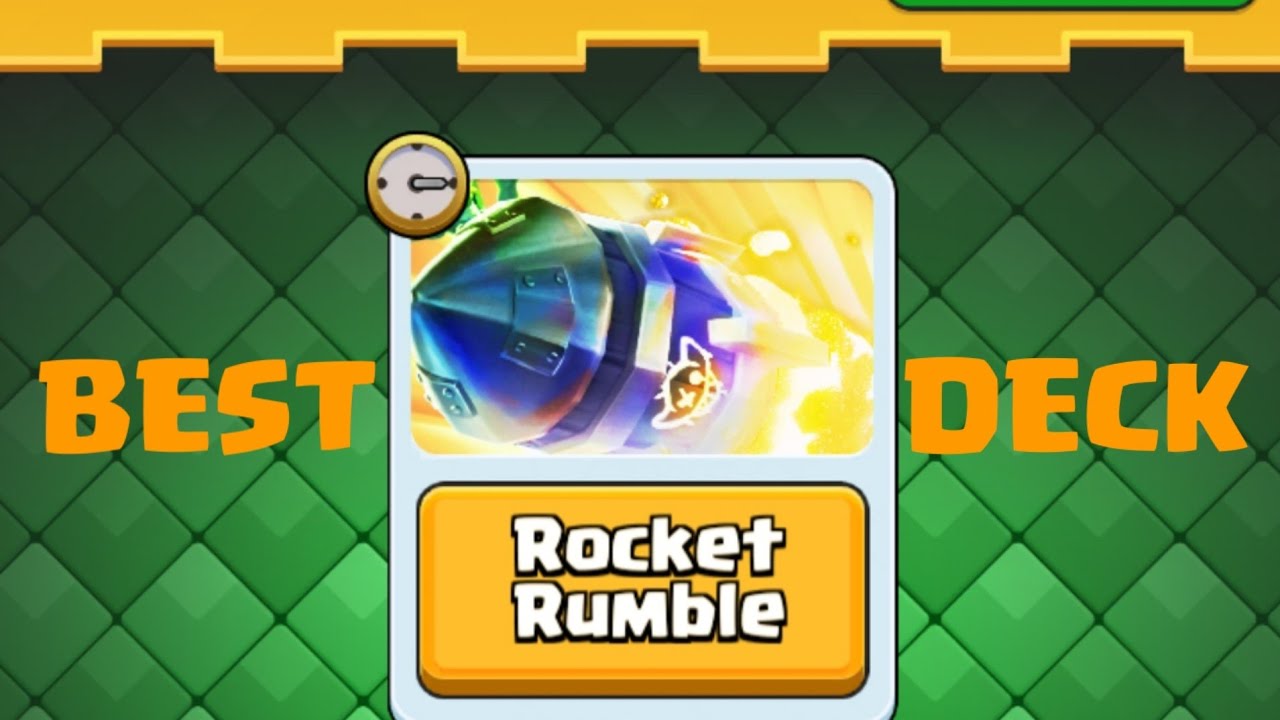 Best Deck For *ROCKET RUMBLE* Clash royale || #rocketrumble # ...