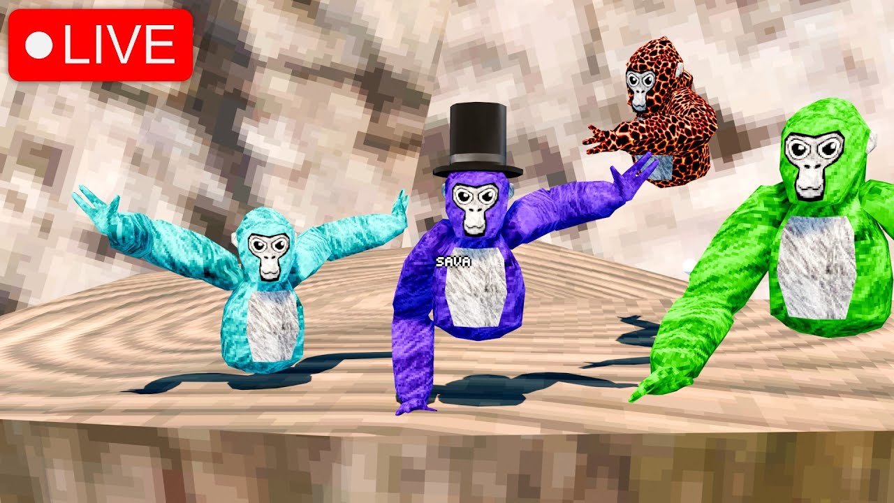 🔴LIVE STREAM GORILLA TAG NOW🔴 Codes + Minigames (Meta quest 3) - YouTube