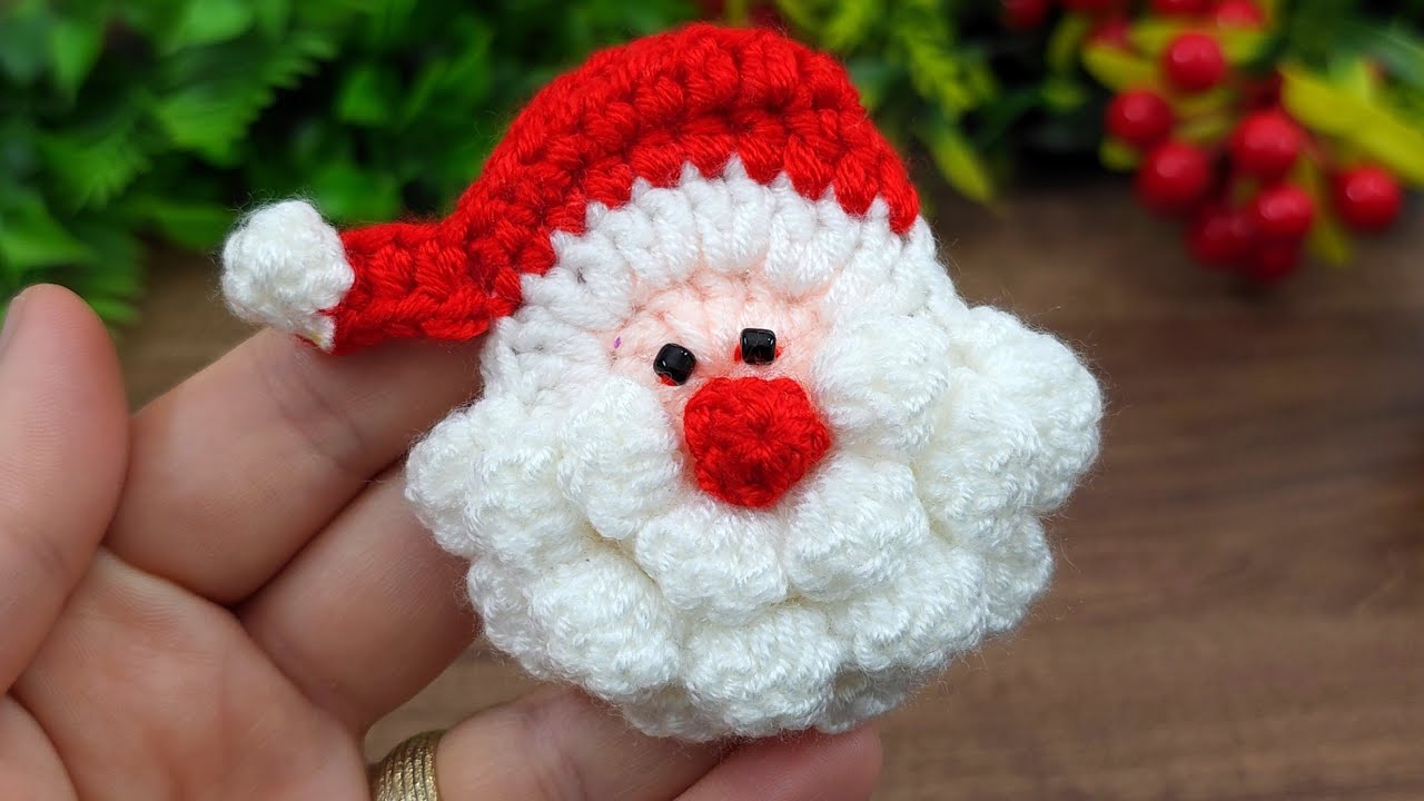 Merry Christmas!!.. Magnificent crochet Santa Claus tutorial - YouTube