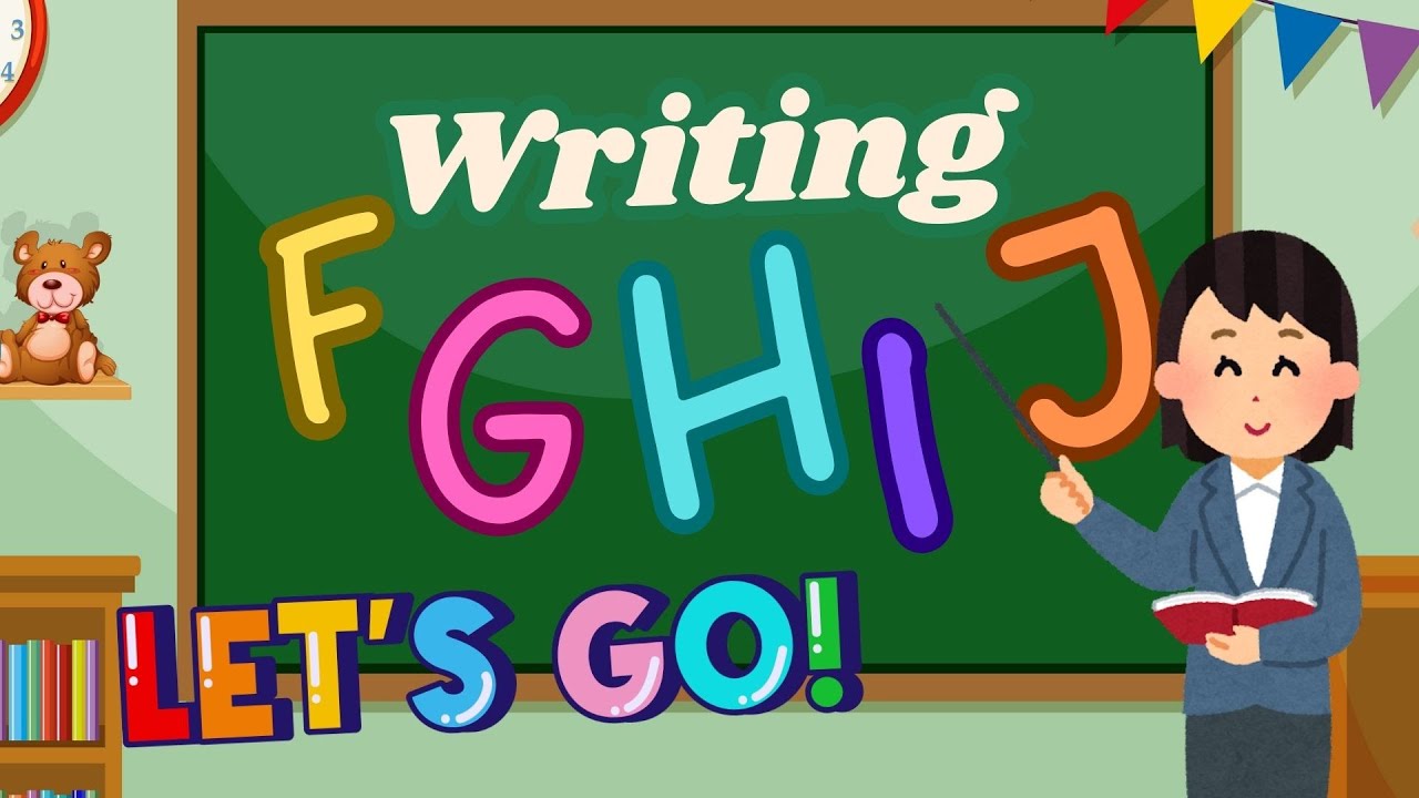Easy Steps to Write FGHIJ | Learning Alphabet | Montessori - YouTube