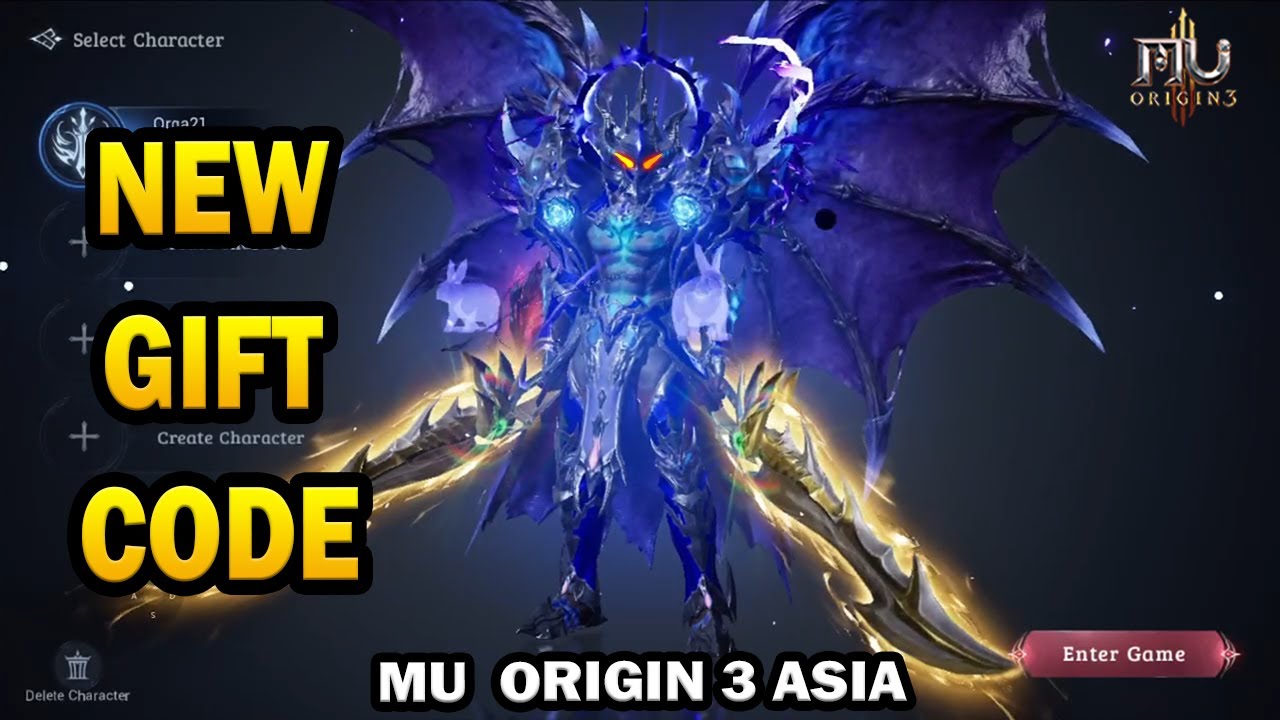 MU ORIGIN 3 ASIA - NEW GIFT CODE | MenchDrey - YouTube