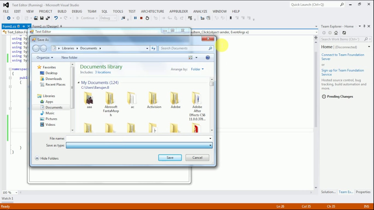 Create Simple Text Editor Using C#.Net - YouTube