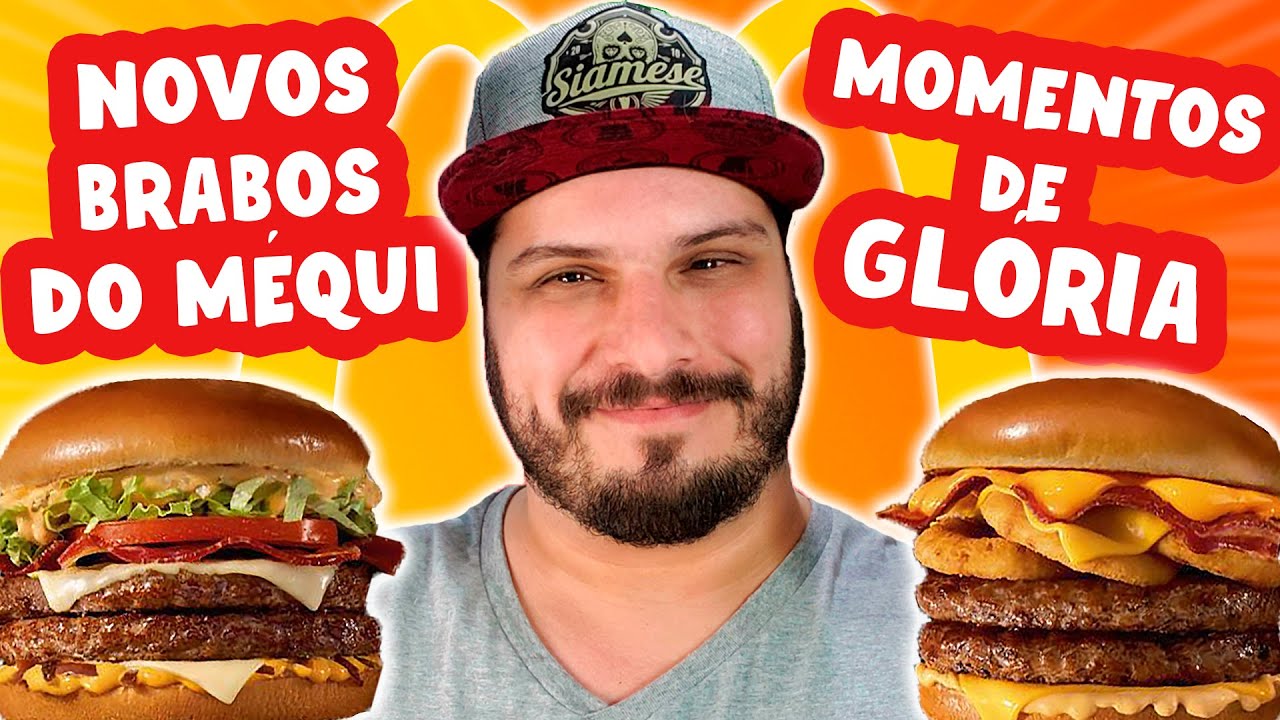 PROVANDO OS NOVOS BRABO CLUBHOUSE e BRABO MELT ONION RINGS do MCDONALD ...