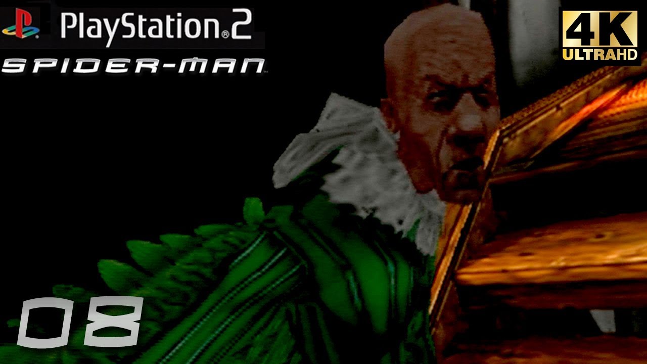 PS2 Spider-Man Movie The Game (2002) Walkthrough Part 8 Vulture's Lair ...