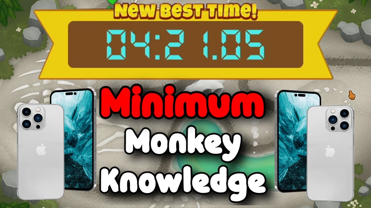 BTD6 Race Tutorial 📱 Minimum Monkey Knowledge 📱 Quick Support - YouTube