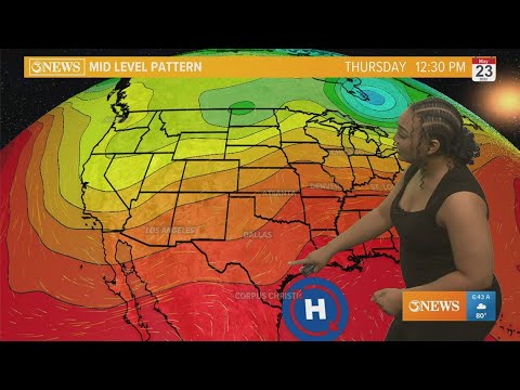 Feels like temperatures crank up day by day throughout the week - YouTube