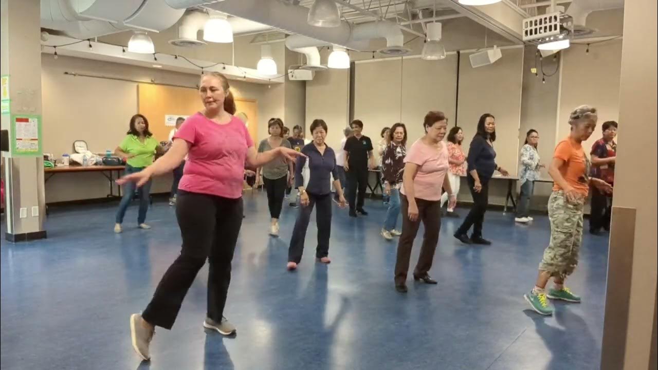 Flowers Line Dance Demo - YouTube