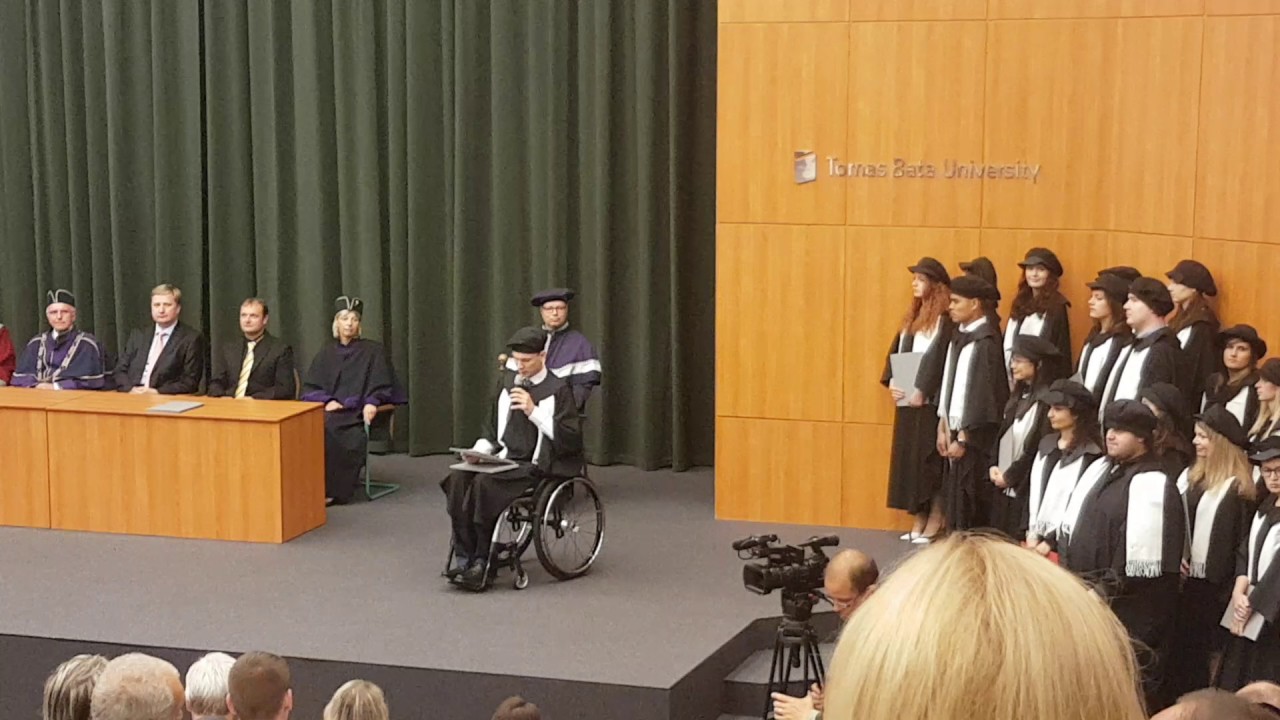 Graduation ceremony 2017 UTB Zlin - YouTube