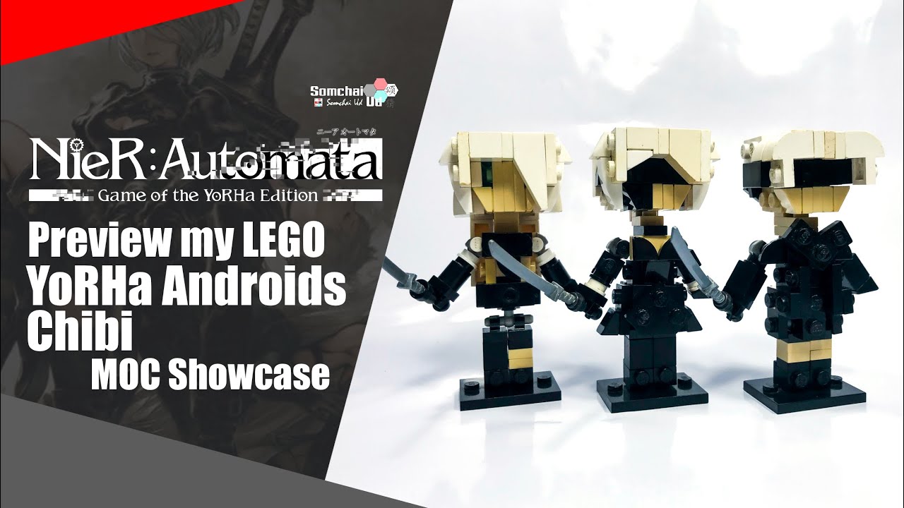 Preview my LEGO Nier:Automata YoRHa Androids Chibi MOC | Somchai Ud ...