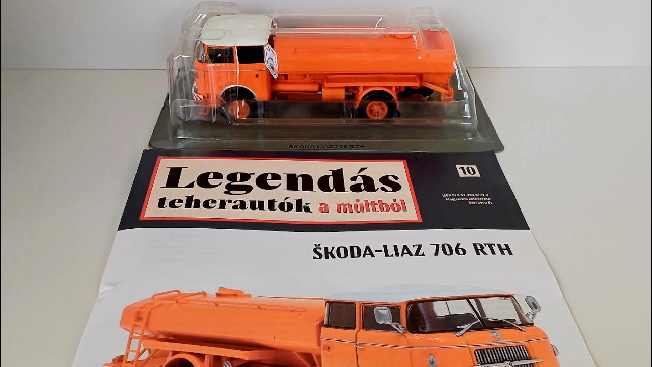 Deagostini Legendás teherautók a múltból Škoda-Liaz 706 RTH Ep.10. # ...