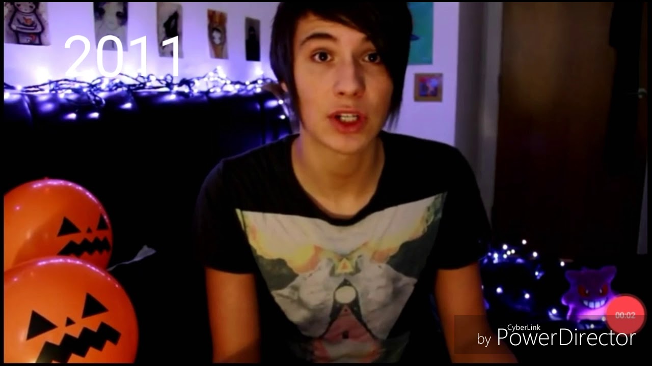 Dan Howell - from 2009 to 2018 - YouTube