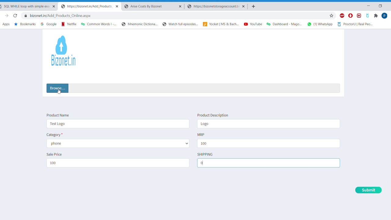 Bizonet Demo Website setup Review - YouTube