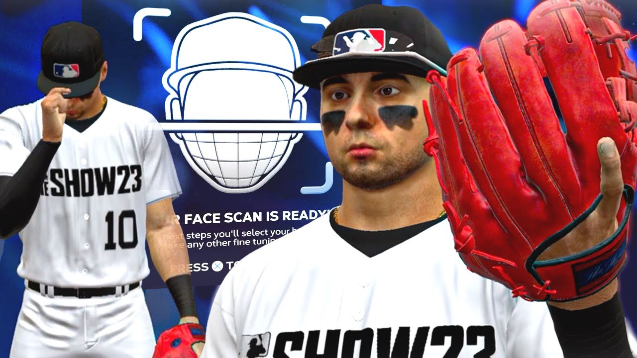 I SCANNED MY FACE IN THE GAME! MLB The Show 23 - YouTube