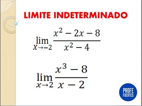 Límites indeterminados - YouTube