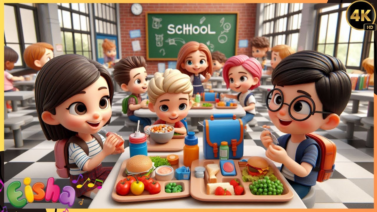 Lunch Song For Kids | Eisha KidsSongs - YouTube