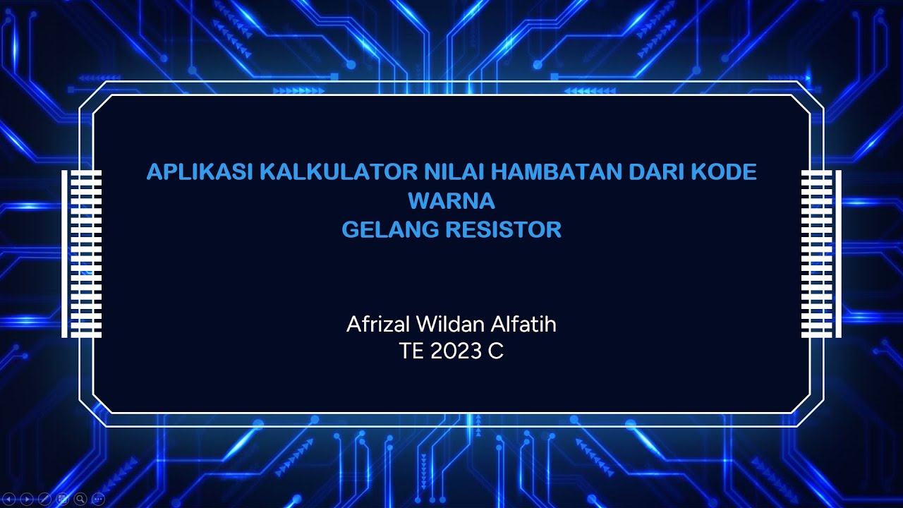 Aplikasi Kalkulator Nilai Hambatan dari Kode Warna Gelang Resistor ...