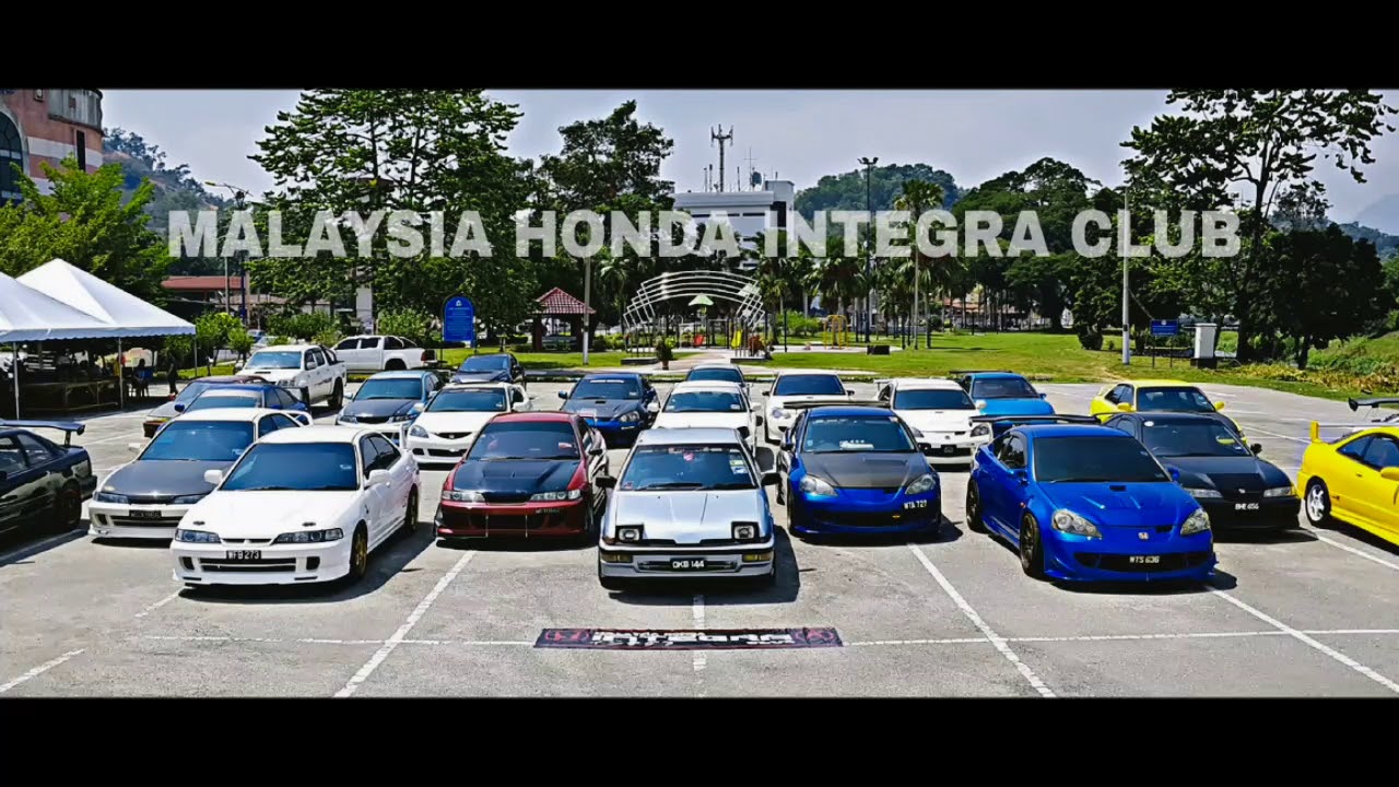 Malaysia Honda INTEGRA Club - "DA1 DA6 DC2 DC5" - YouTube