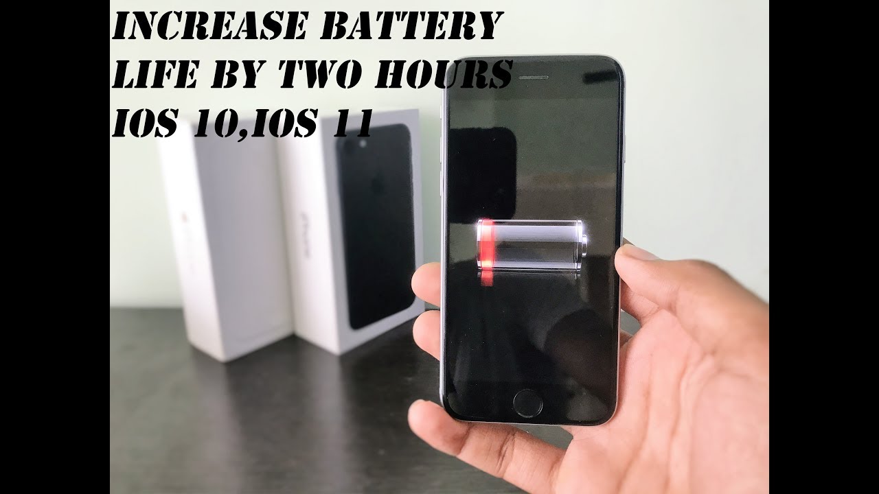 Battery Saving Tips Ios 11 And Ios 10 Youtube