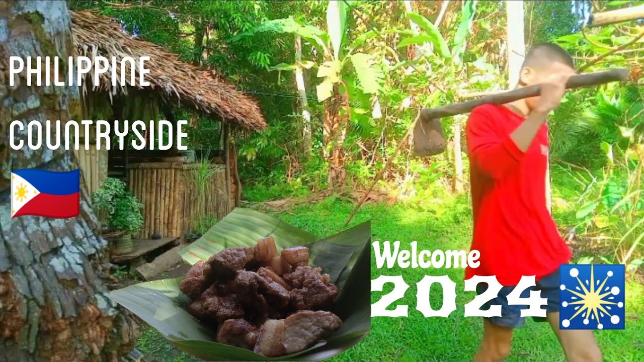 [Ep.4] How I started the year 2024 in the countryside | Cooking Pork ...