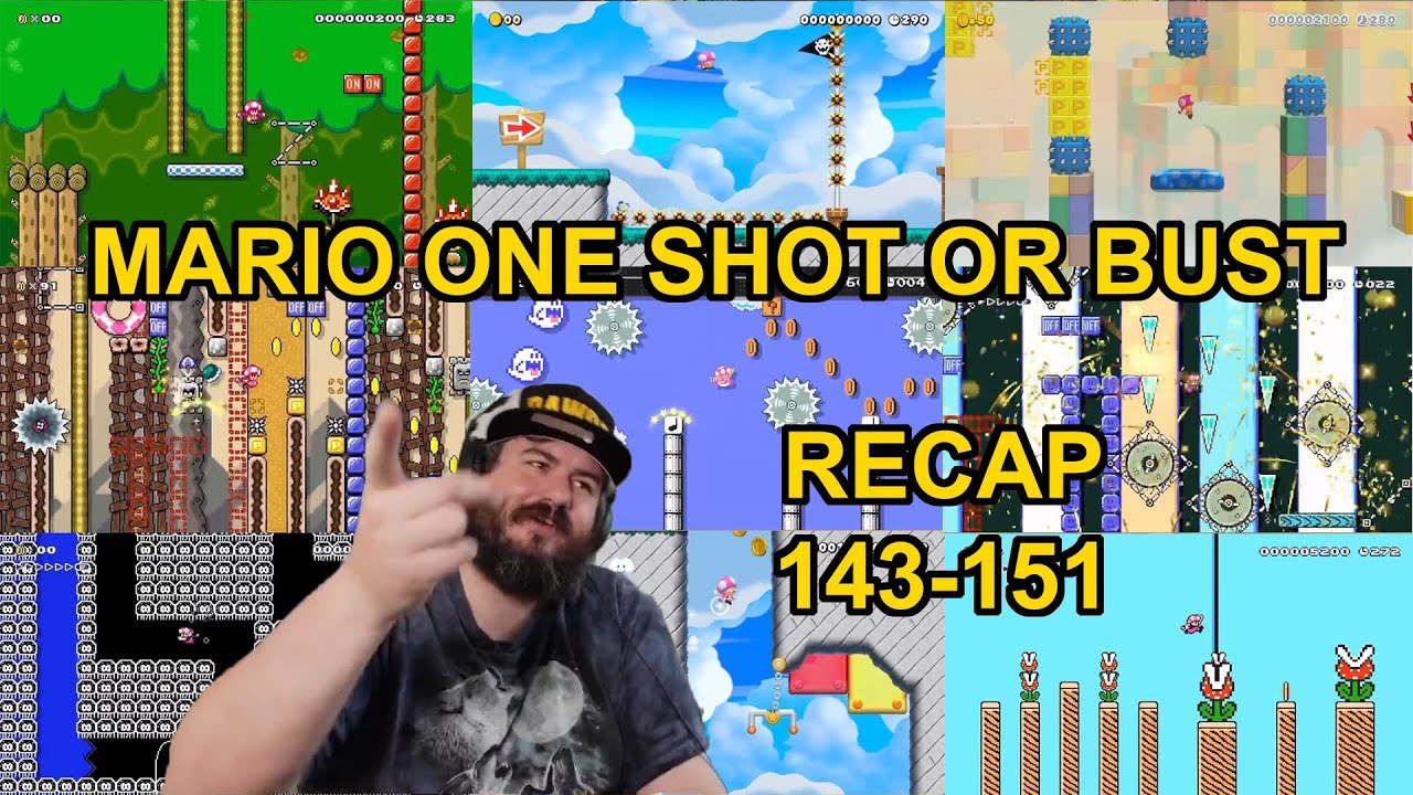 Mario One Shot Or Bust Recap Ep: 143-151 - YouTube