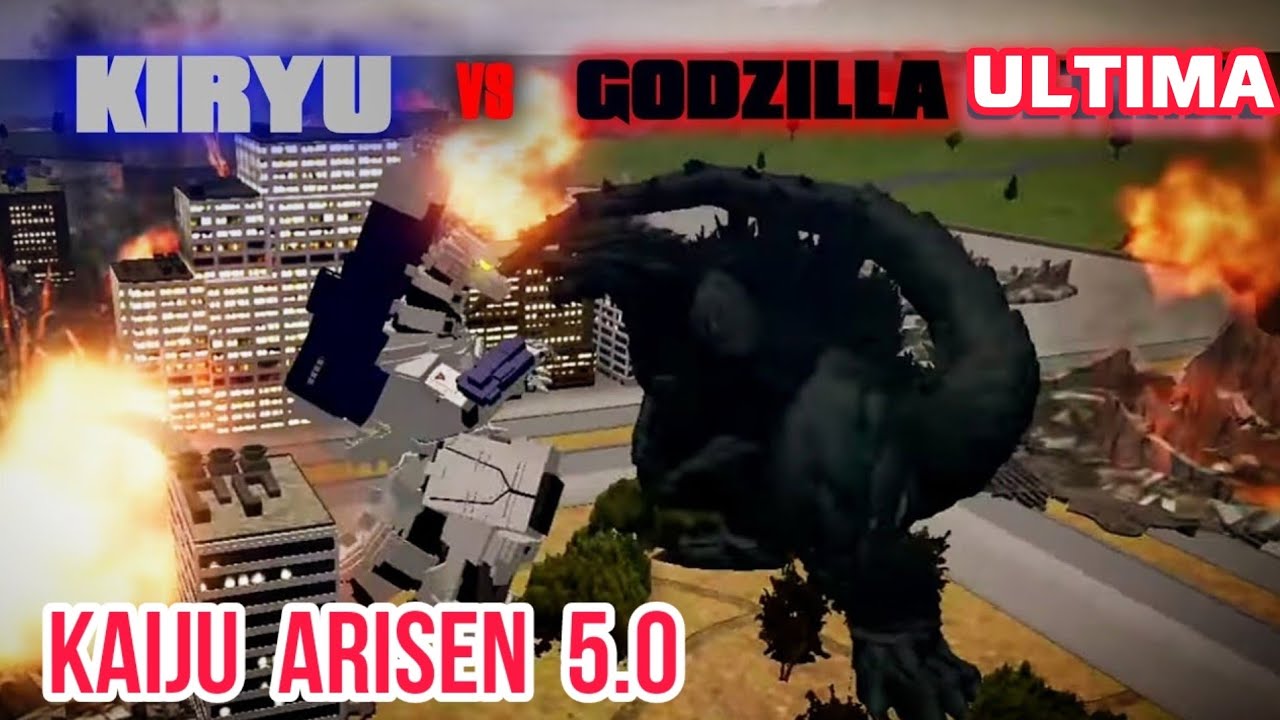 GODZILLA ULTIMA VS KIRYU (& GIANT SQUID) | Roblox Kaiju Arisen 5.0 ...