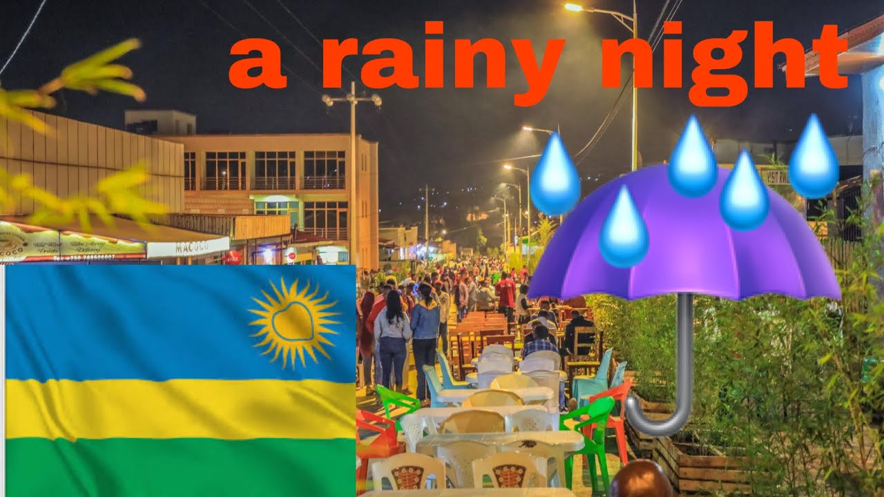 Cawa & Biryogo car free zone || rainy night - YouTube