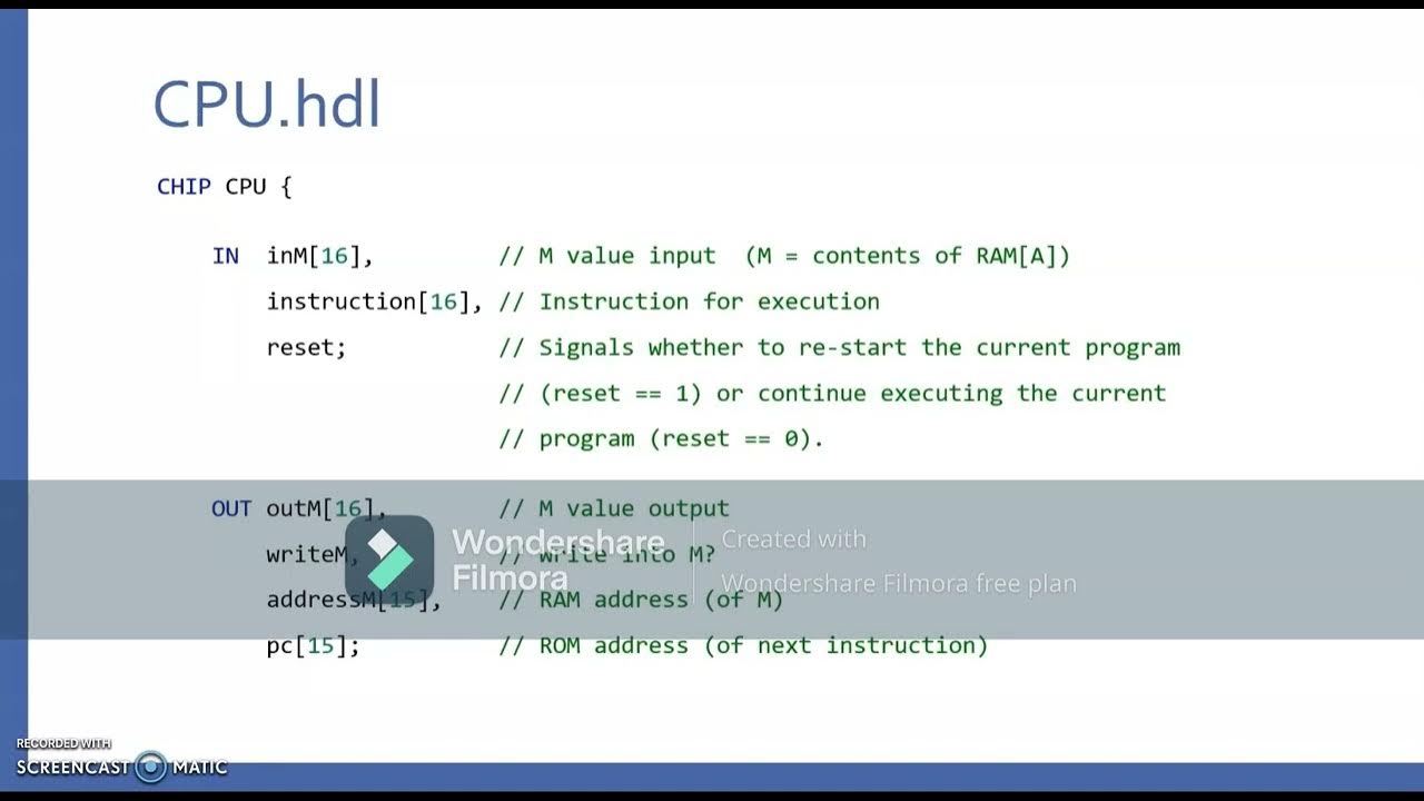 TASK 9.3D - CPU HDL Implementation - YouTube