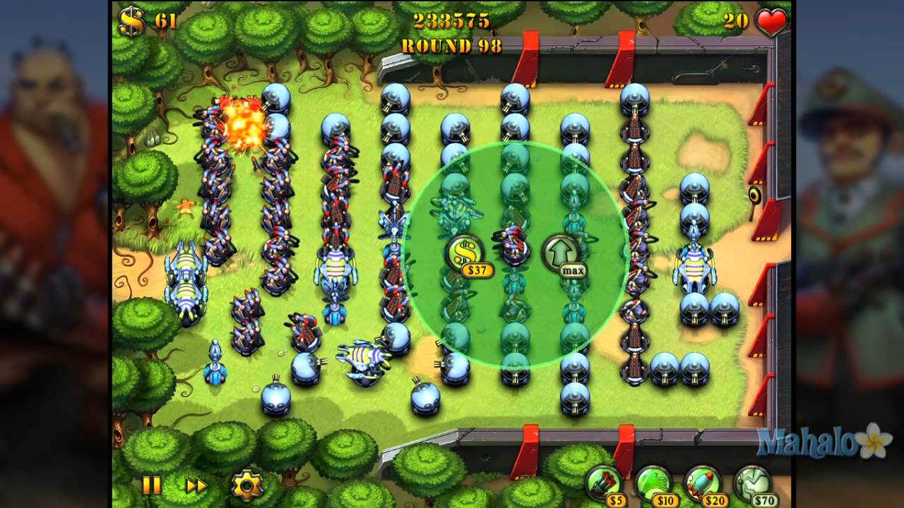 Fieldrunners: Grasslands Walkthrough pt 5 - YouTube