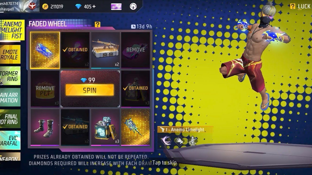 FIST SKIN 300 DIMOND 💎 💎 OF 🤯🤯 #gameing #freefiremax #freefirejokes # ...