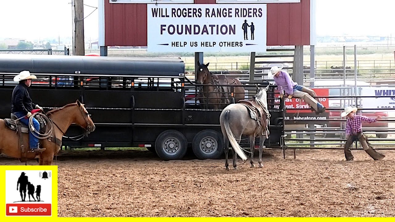 Trailer Loading - 2022 West Texas Youth Ranch Rodeo | Saturday - YouTube