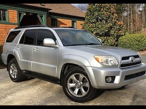 FOR SALE: 2007 TOYOTA 4RUNNER V8 4.7 4WD LIMITED 105K MILES. - YouTube