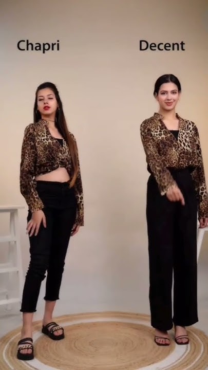 chapri vs decent 😉😀#dress #youtubeshorts #shortsvideo #youtubeshorts #new - YouTube