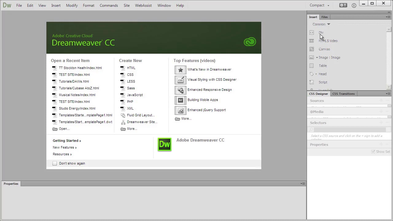 Adobe Dreamweaver Training (Arranging Workspaces) Part 17 of 51 - YouTube