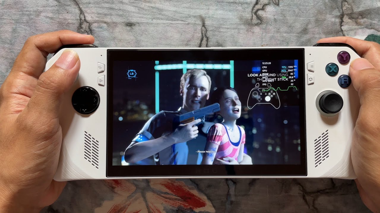 Detroit: Become Human - Asus Rog Ally (pc handheld) - YouTube