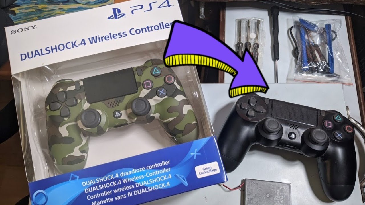 Swapping DUALSHOCK 4 PS4 Controller Shells - Live Stream - YouTube