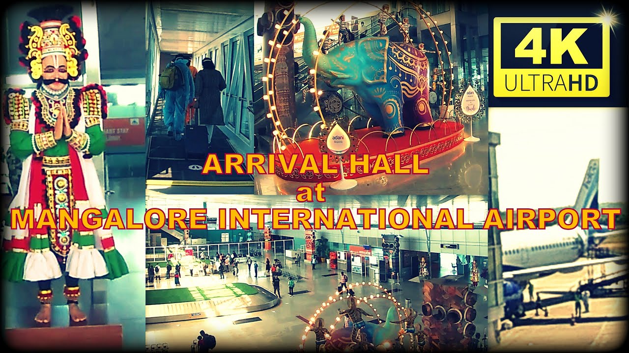 Mangalore Airport Arrivals | Bajpe Airport | Full Tour | 4K - YouTube