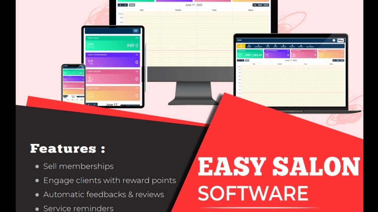Easy Salon software. - YouTube